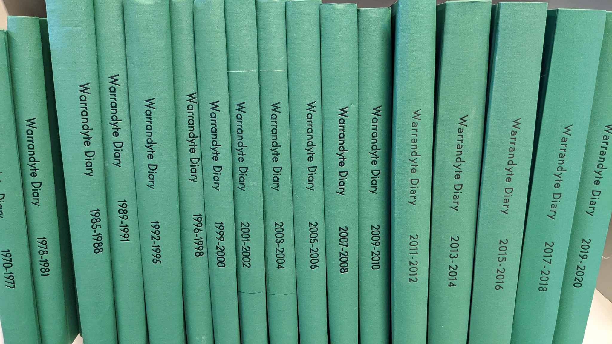 Every Warrandyte Diary ever! - Warrandyte Historical Society